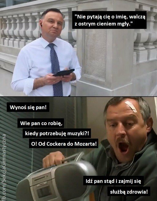 "Ostry cień mgły" Andrzejka wysoko na liście obciachowych kawałków ...