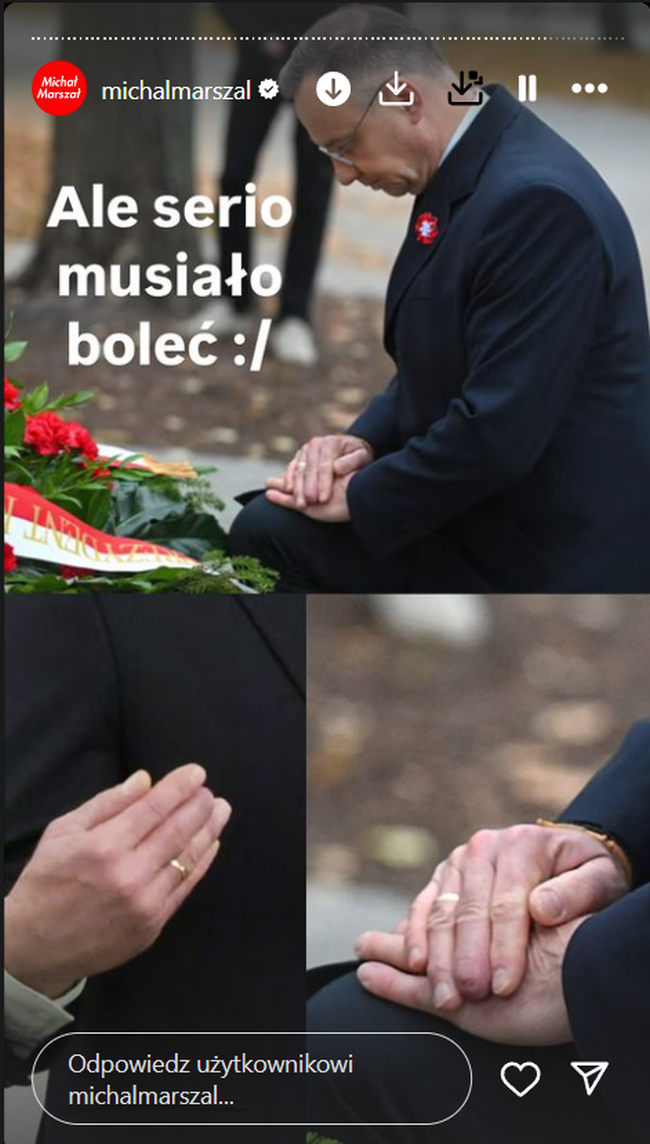 Andrzej nie ma już czubka palca. Memiarze wyrażają głębokie współczucie ...