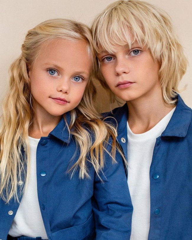 Nazywają ich aniołami! Oto Viola i Dima - najpiękniejsze rodzeństwo ...