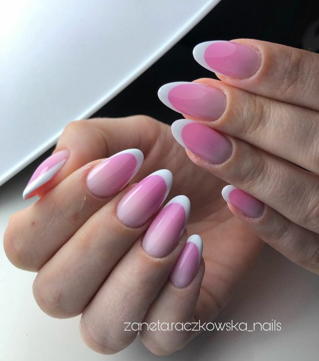 Paznokcie frombre - to nowe połączenie frencha i ombre! Zobacz, jak zrobić!